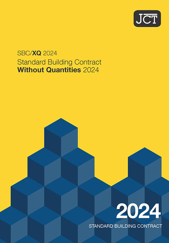 JCT Standard Building Contract Without Quantities 2024 – RIAS Bookshop